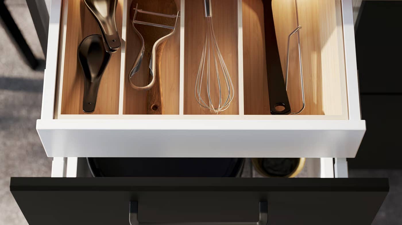 IKEA's UPPDATERA Collection Just Added New Kitchen Drawer Organizers ...