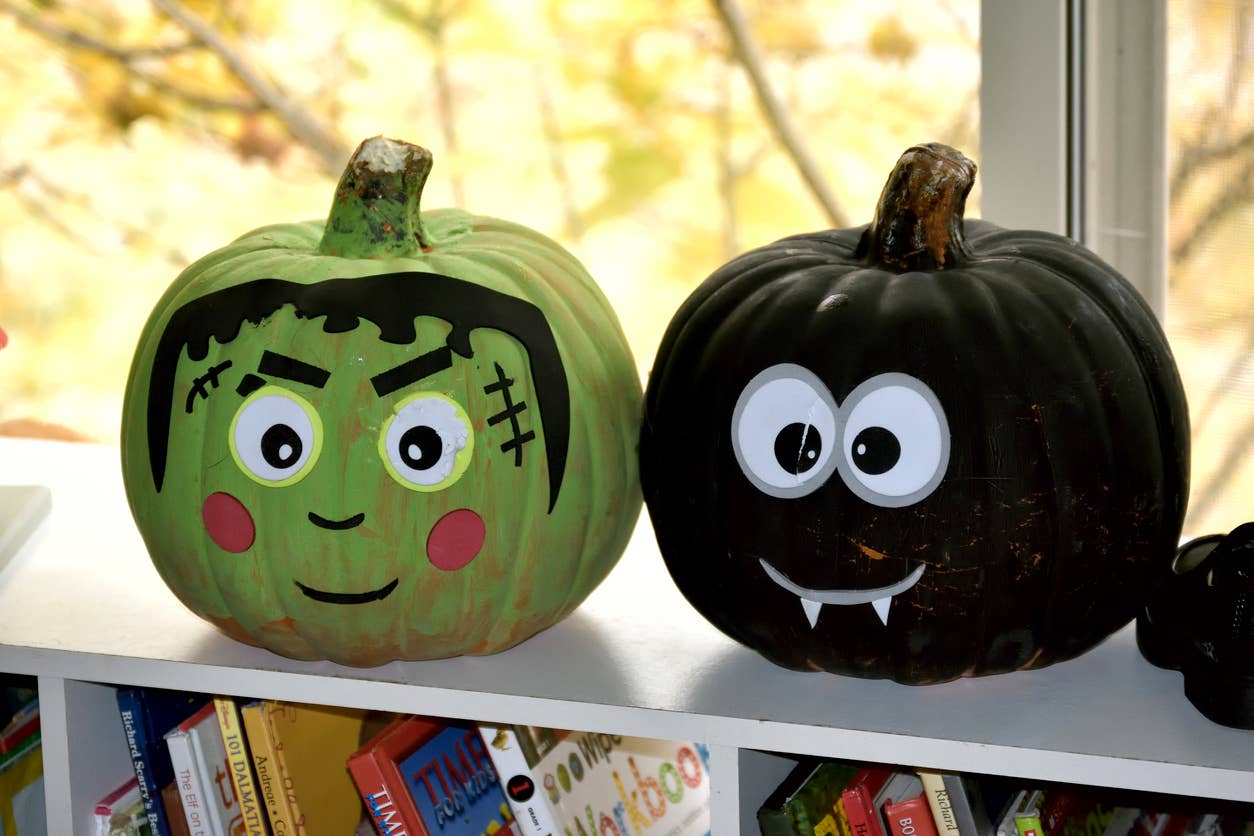 Frankenstein Pumpkin Painting