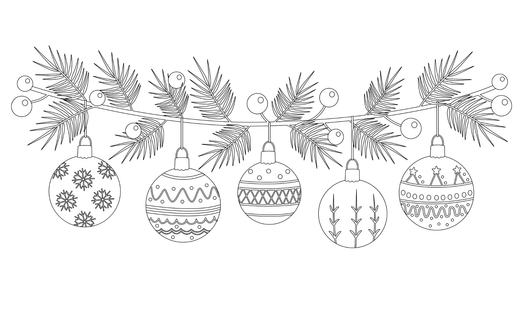 coloring pages of christmas stuff