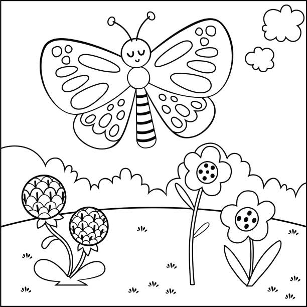 printable flower coloring pages for preschool