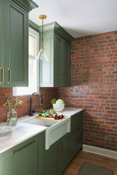 37 Green Kitchen Cabinet Ideas - Parade Home & Garden