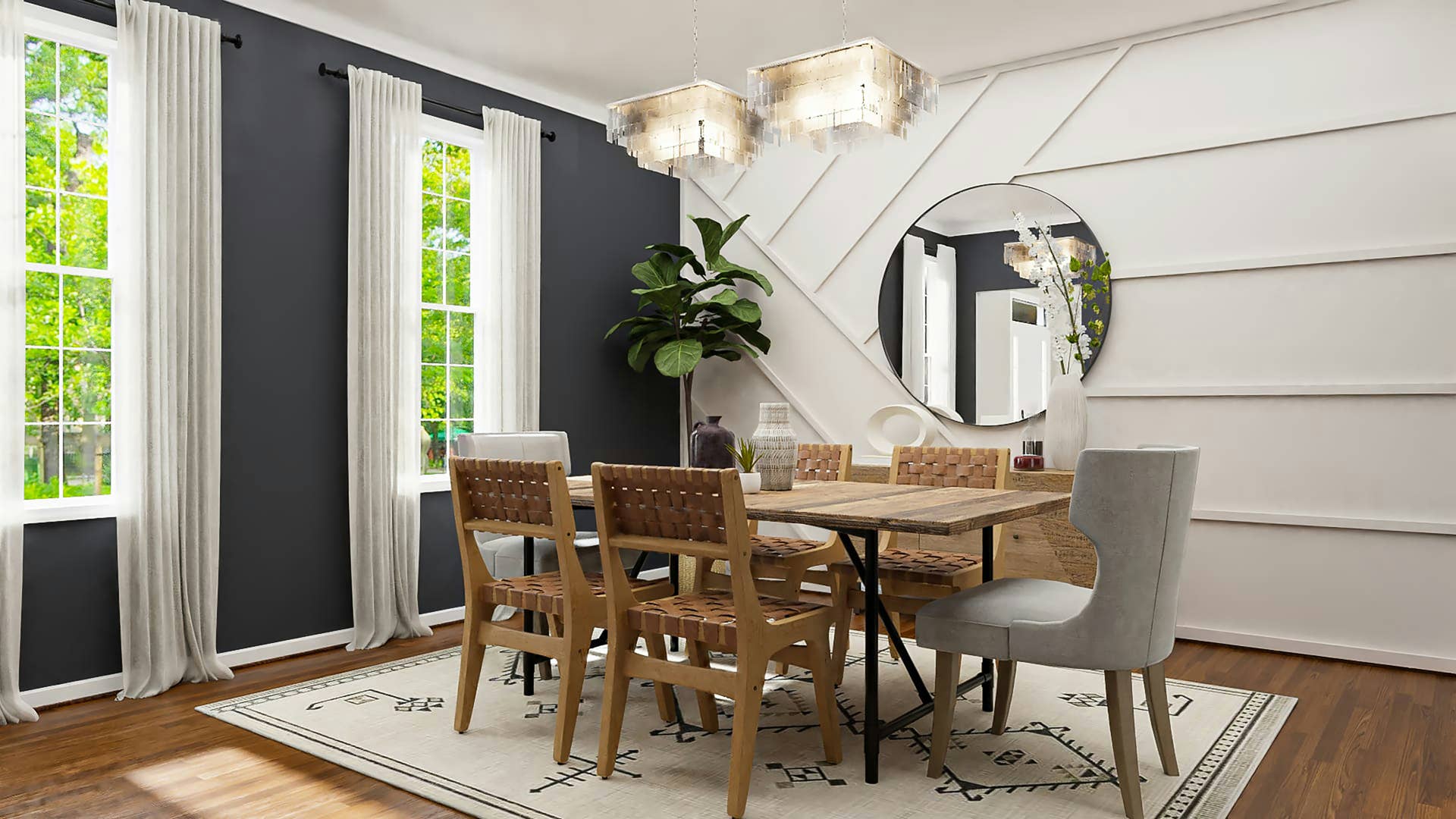 28 Accent Wall Ideas - Parade Home & Garden