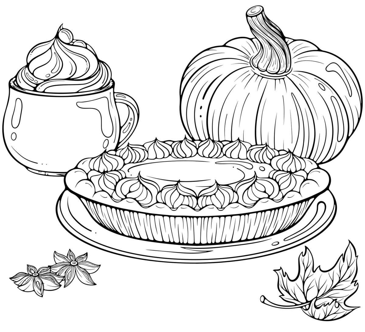 30 Thanksgiving Coloring Pages—Free Printables Kids and Adults Will ...
