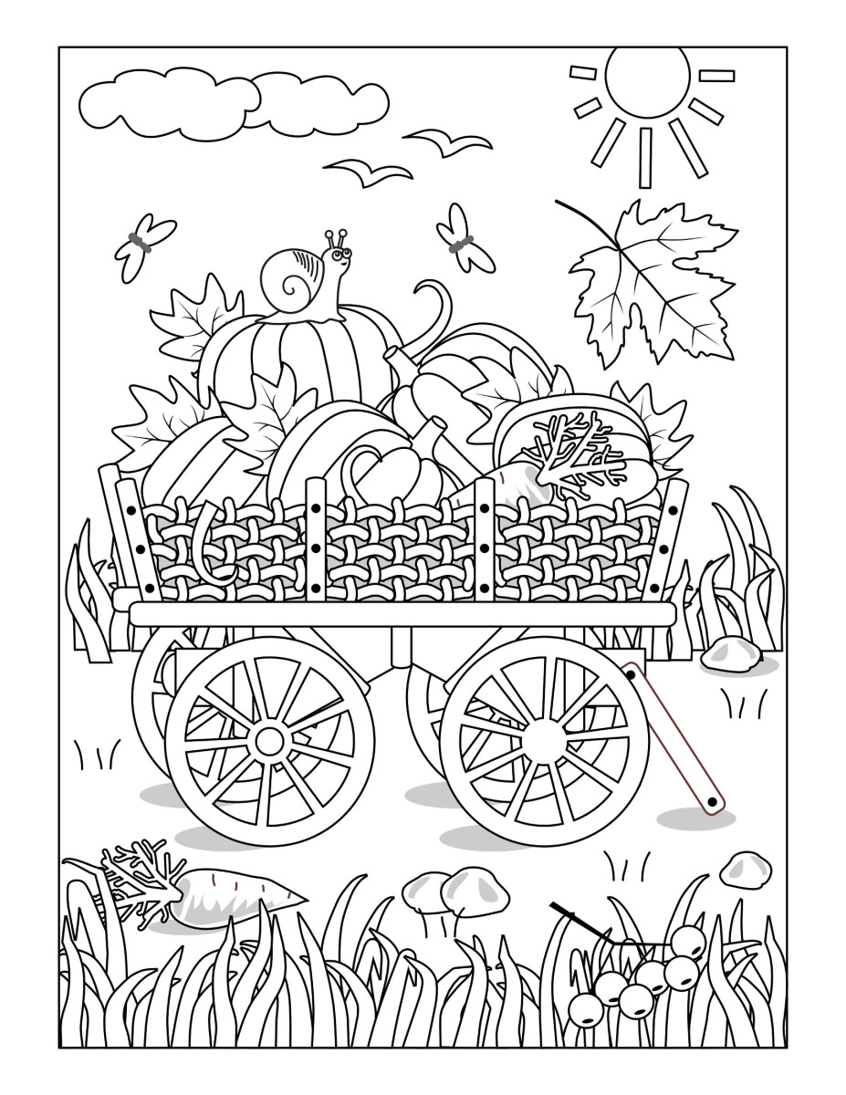30 Thanksgiving Coloring Pages—Free Printables Kids and Adults Will ...