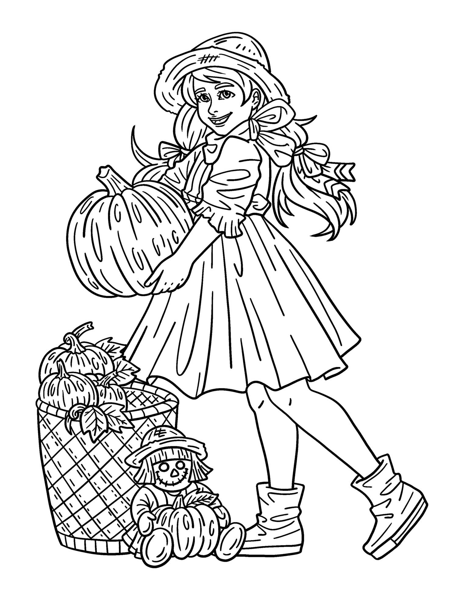 30 Thanksgiving Coloring Pages—Free Printables Kids and Adults Will ...