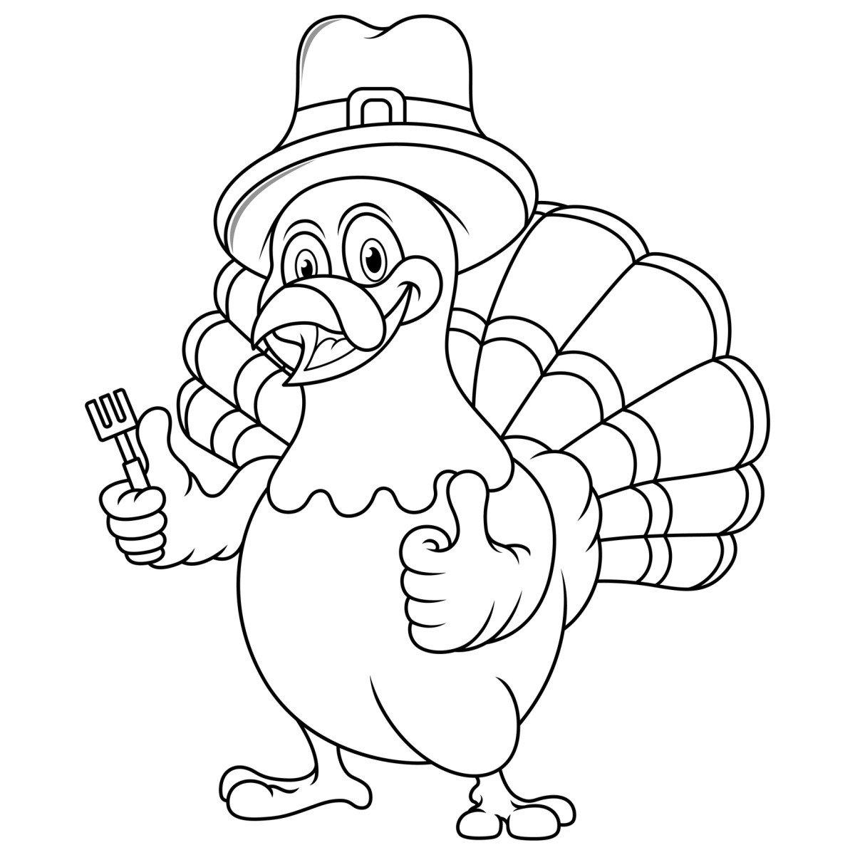 30 Thanksgiving Coloring Pages—Free Printables Kids and Adults Will ...