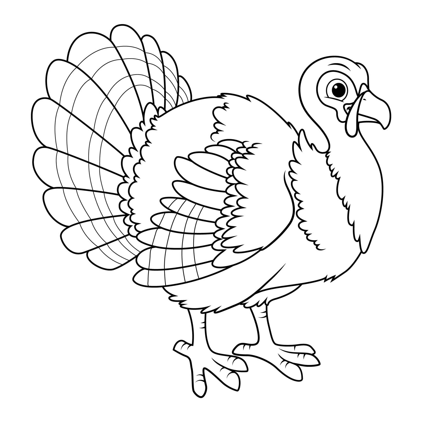 30 Thanksgiving Coloring Pages—Free Printables Kids and Adults Will ...