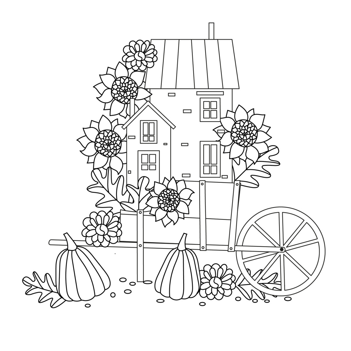 30 Thanksgiving Coloring Pages—Free Printables Kids and Adults Will ...