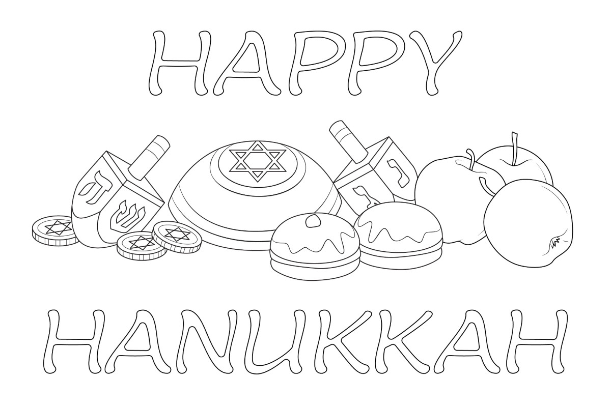 30 Free Hanukkah Coloring Pages for the Whole Family - Parade Home & Garden