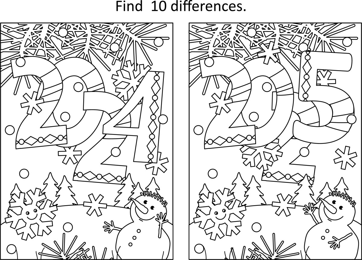 25 New Year's Coloring Pages for 2025 - Parade Home & Garden