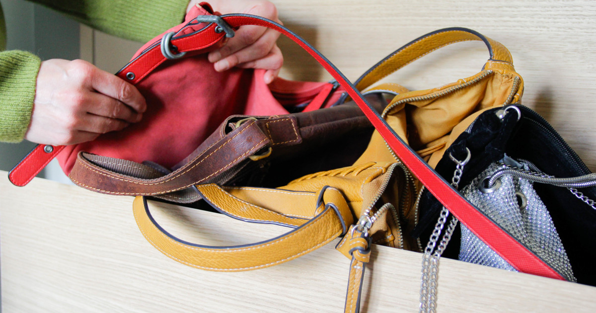 Genius Vertical Storage Solution for Purses and Handbags Has the ...