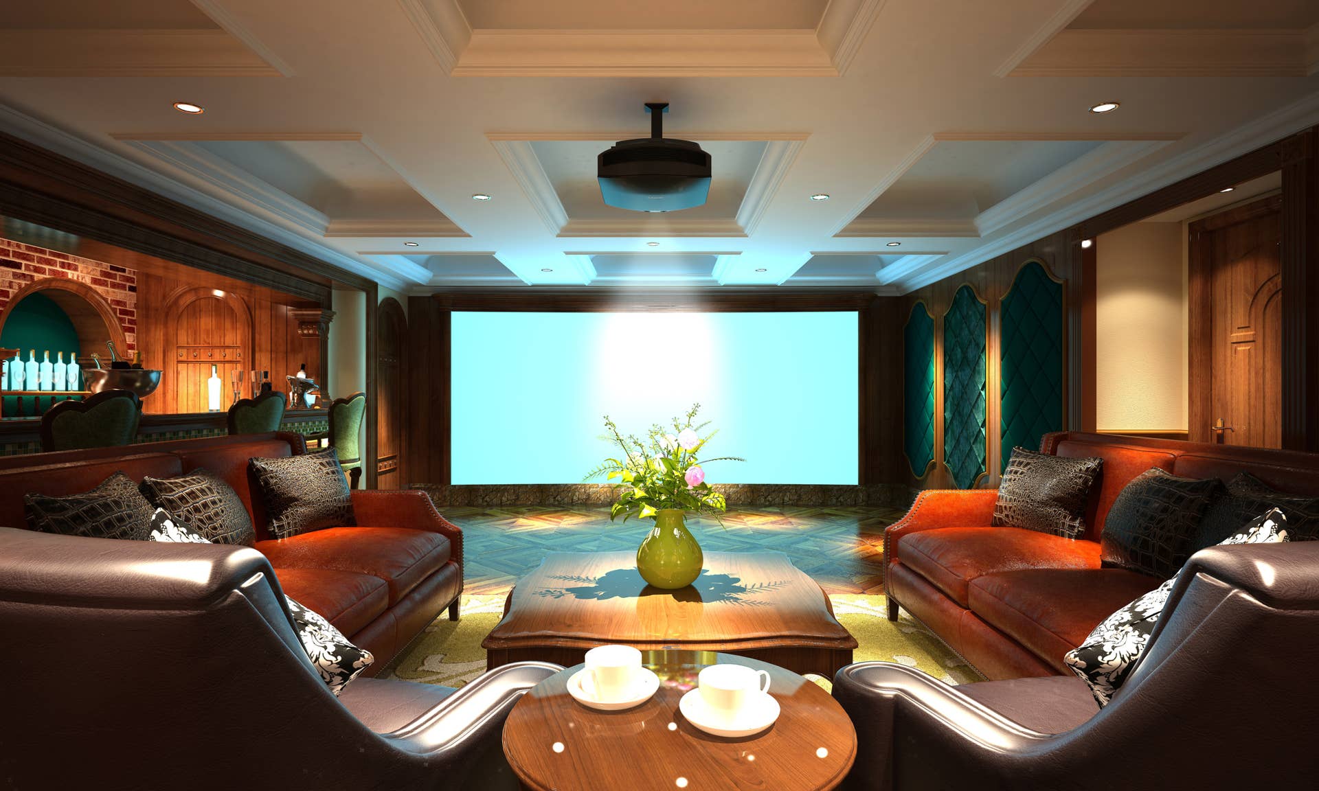 TikToker Walks Us Through Her Movie Room Remodel and Our Jaws Are on ...