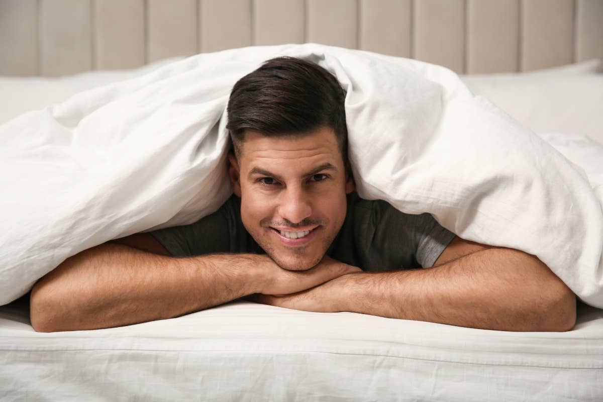 Would You Make Your Bed While Still In It? This Guy Did.