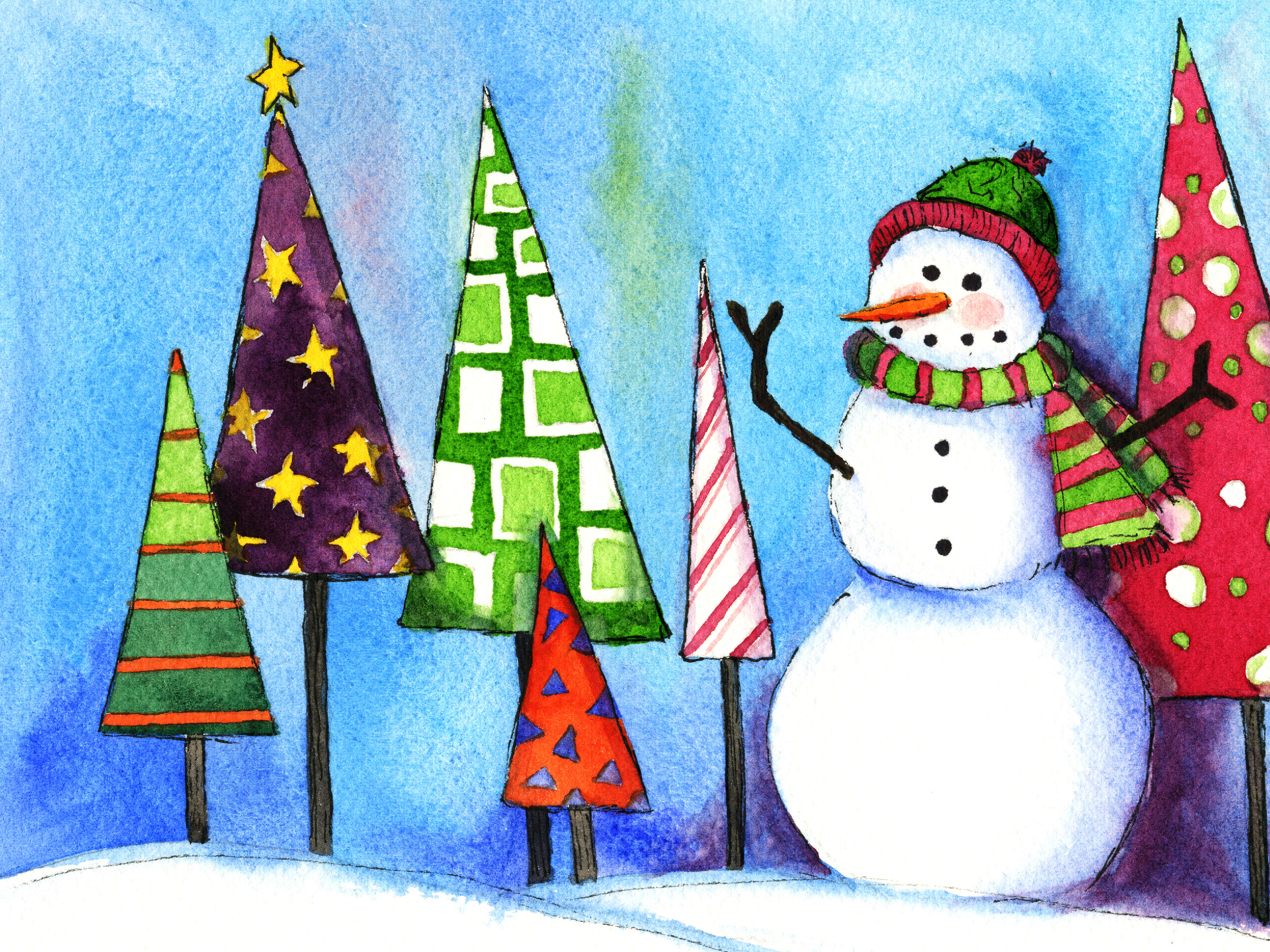 coloring pages christmas tree