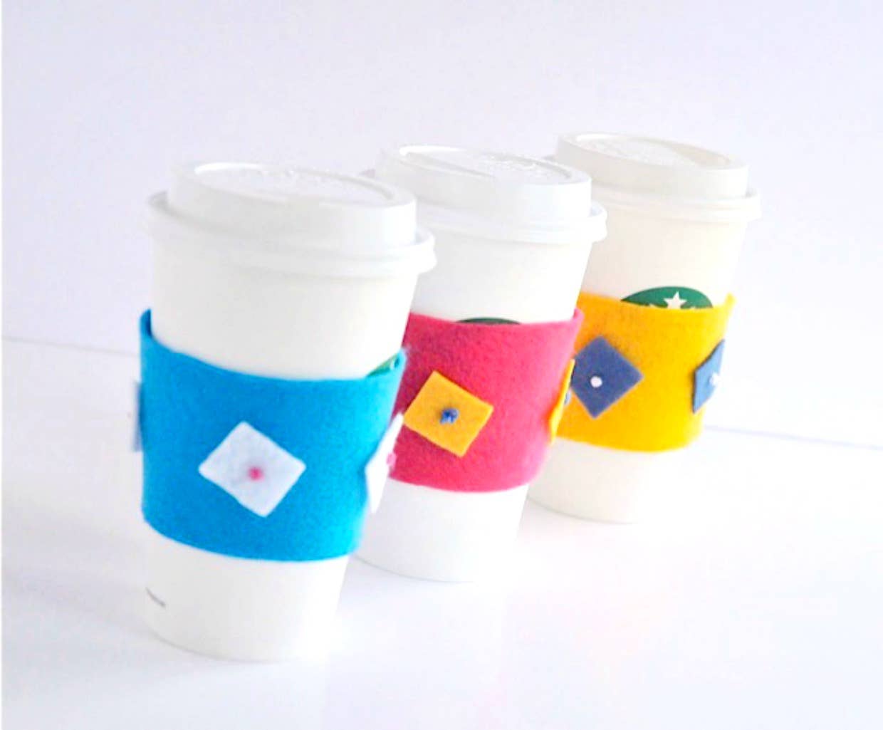 Felt Coffee Cup Sleeves – DIY - Parade Home & Garden