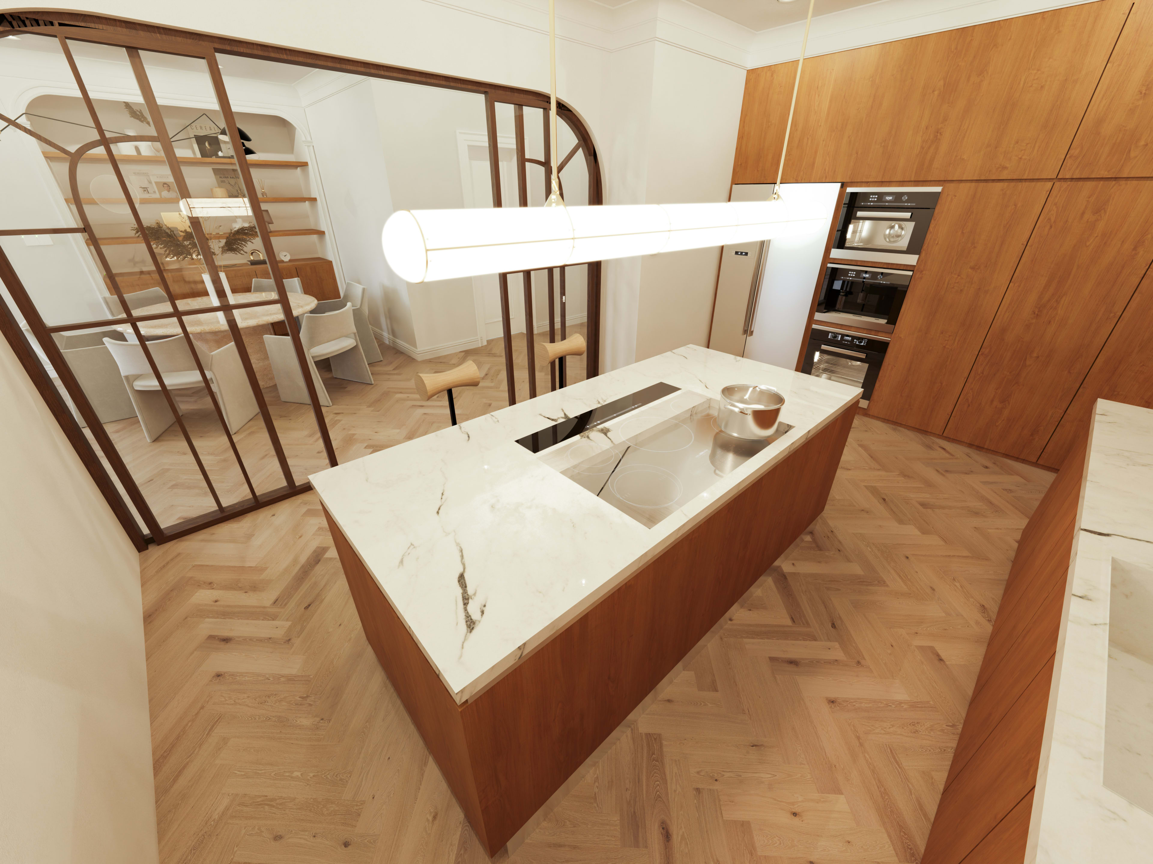 This Interior Window Wall Is SO Beautiful