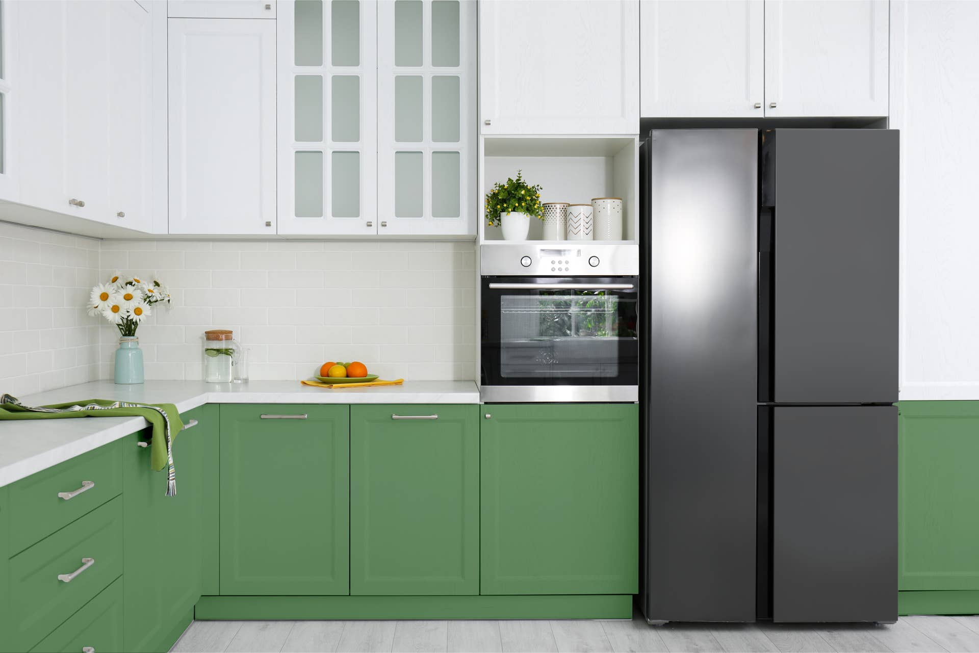 Scalloped Kitchen Cabinets