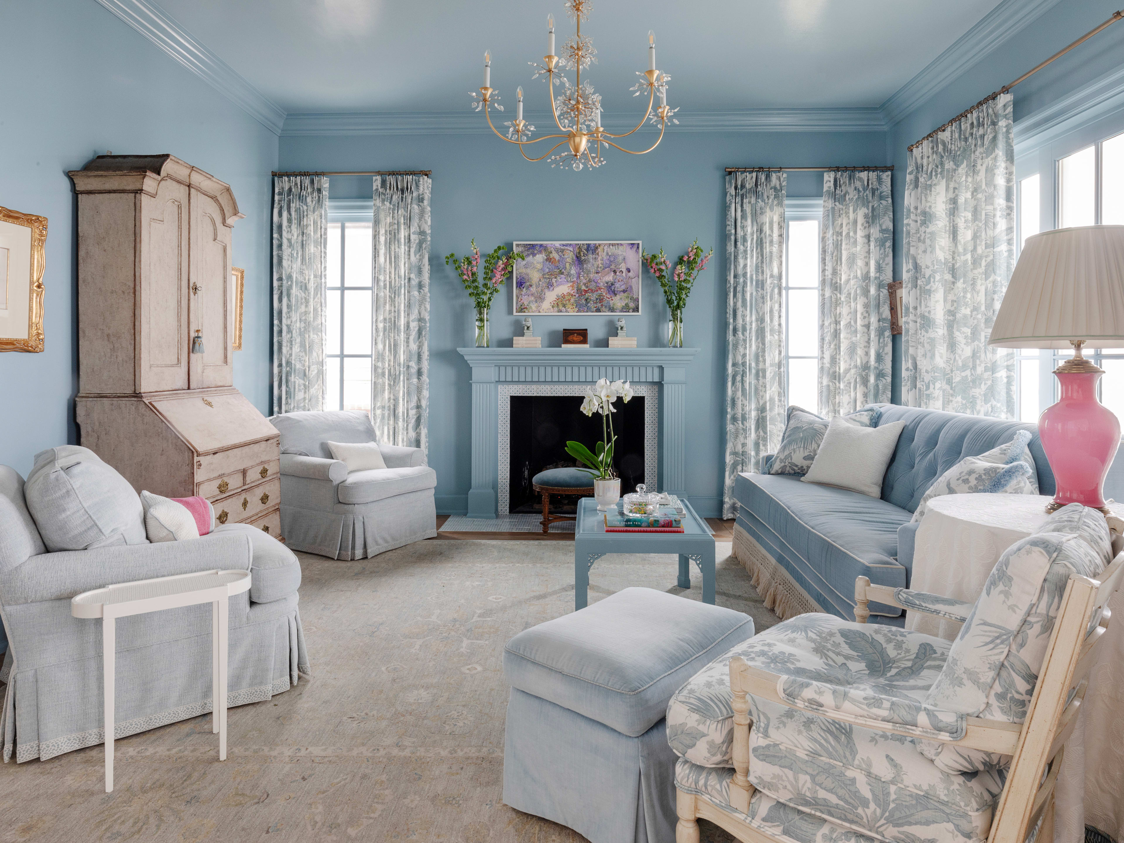 Blue Living Room Ideas: 17 Gorgeous Spaces that Stun - Parade Home & Garden