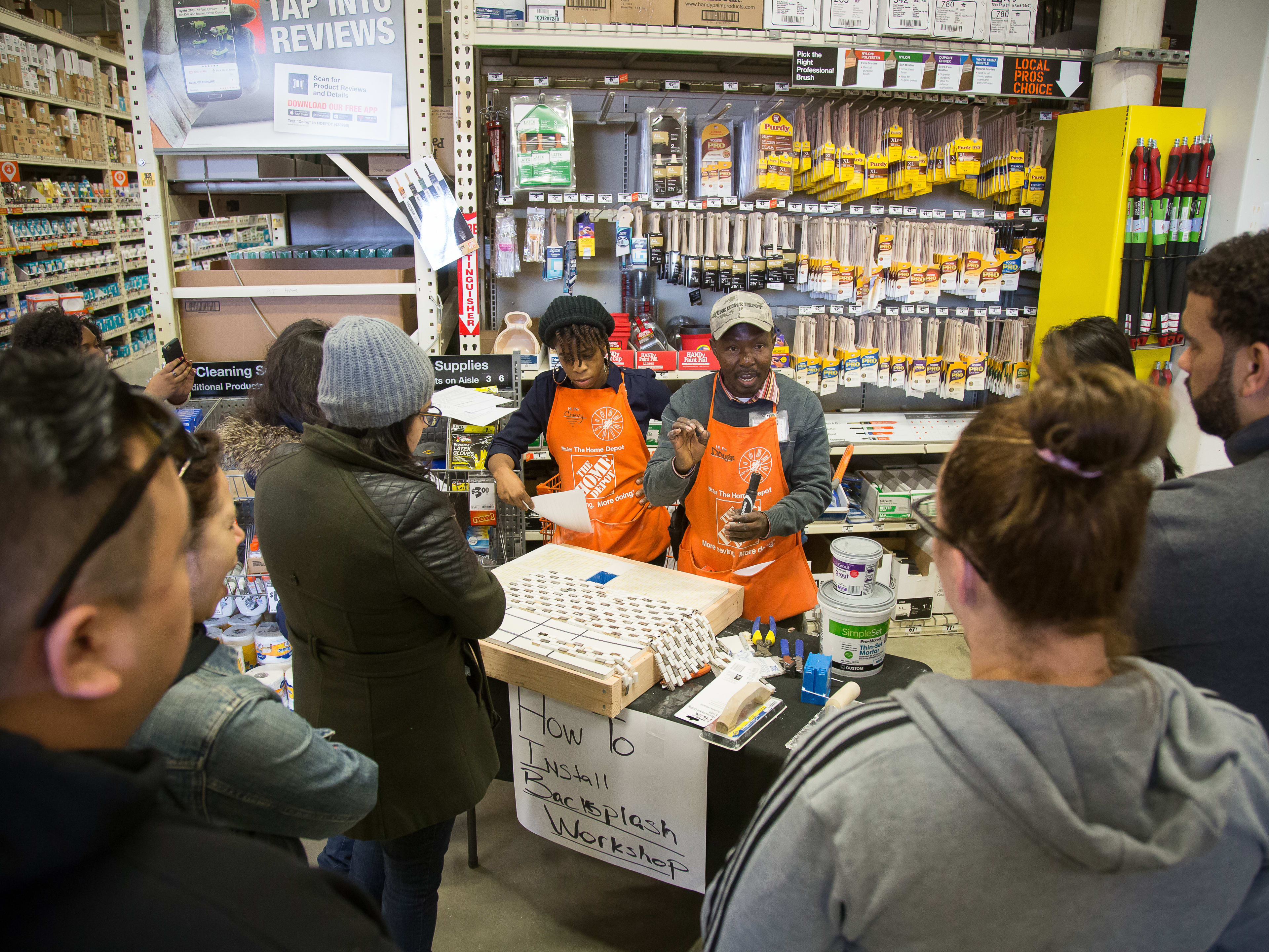 Woman Makes Gorgeous Coasters Out of Home Depot Tiles and a Brilliant Design Hack - Parade Home ...