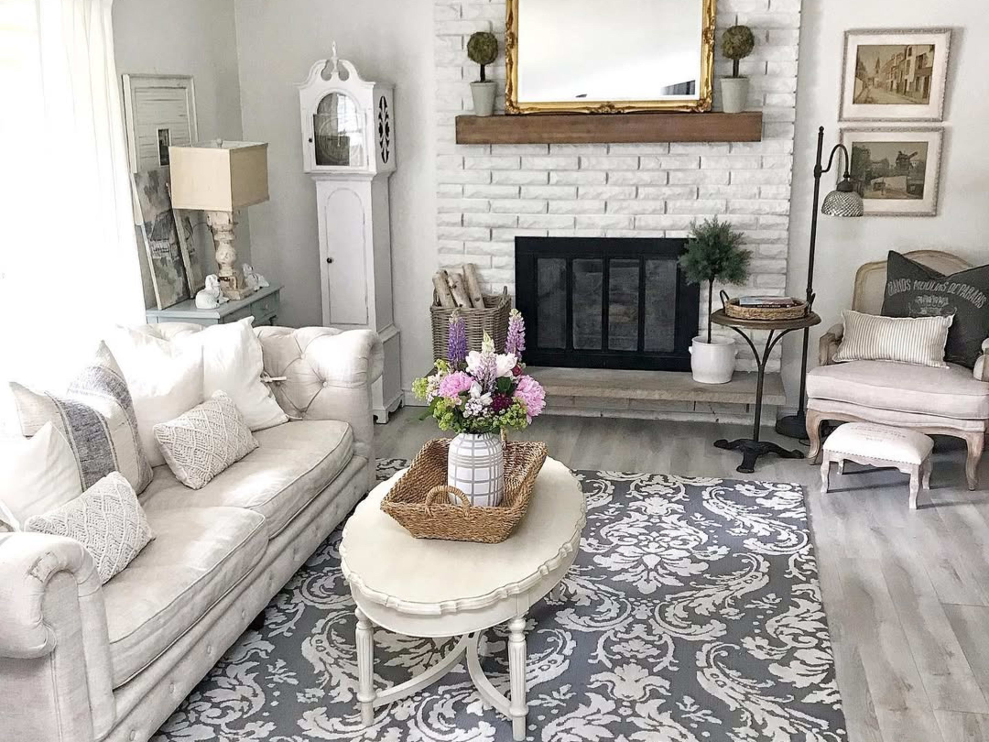 18 White & Gray Living Room Ideas - Parade Home & Garden