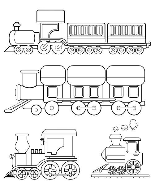 free printable zoo train coloring pages