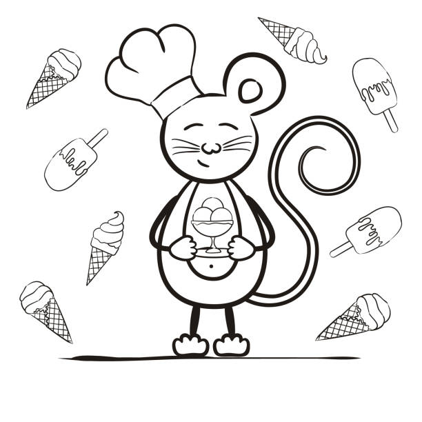 free coloring pages chef hat