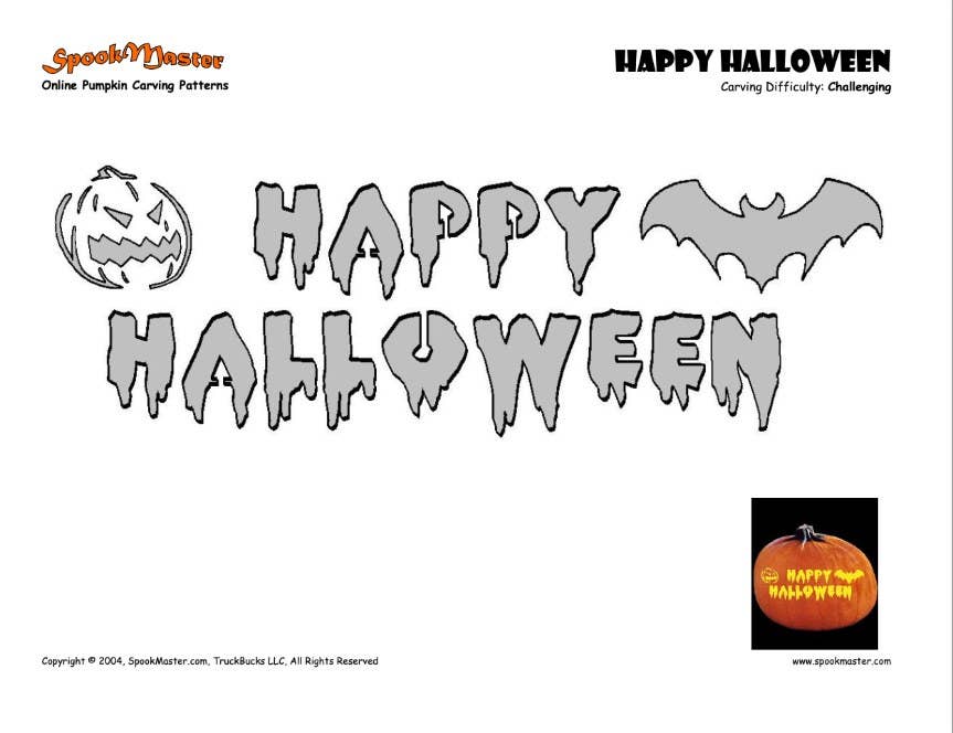 50+ Printable Pumpkin Carving Stencils To Use as Templates - Parade ...