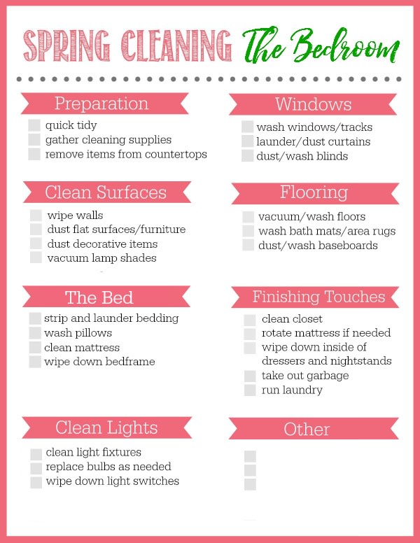 10 Spring Cleaning Checklists (Printable) - Parade Home & Garden