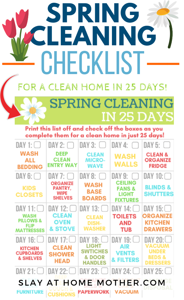 10 Spring Cleaning Checklists (Printable) - Parade Home & Garden