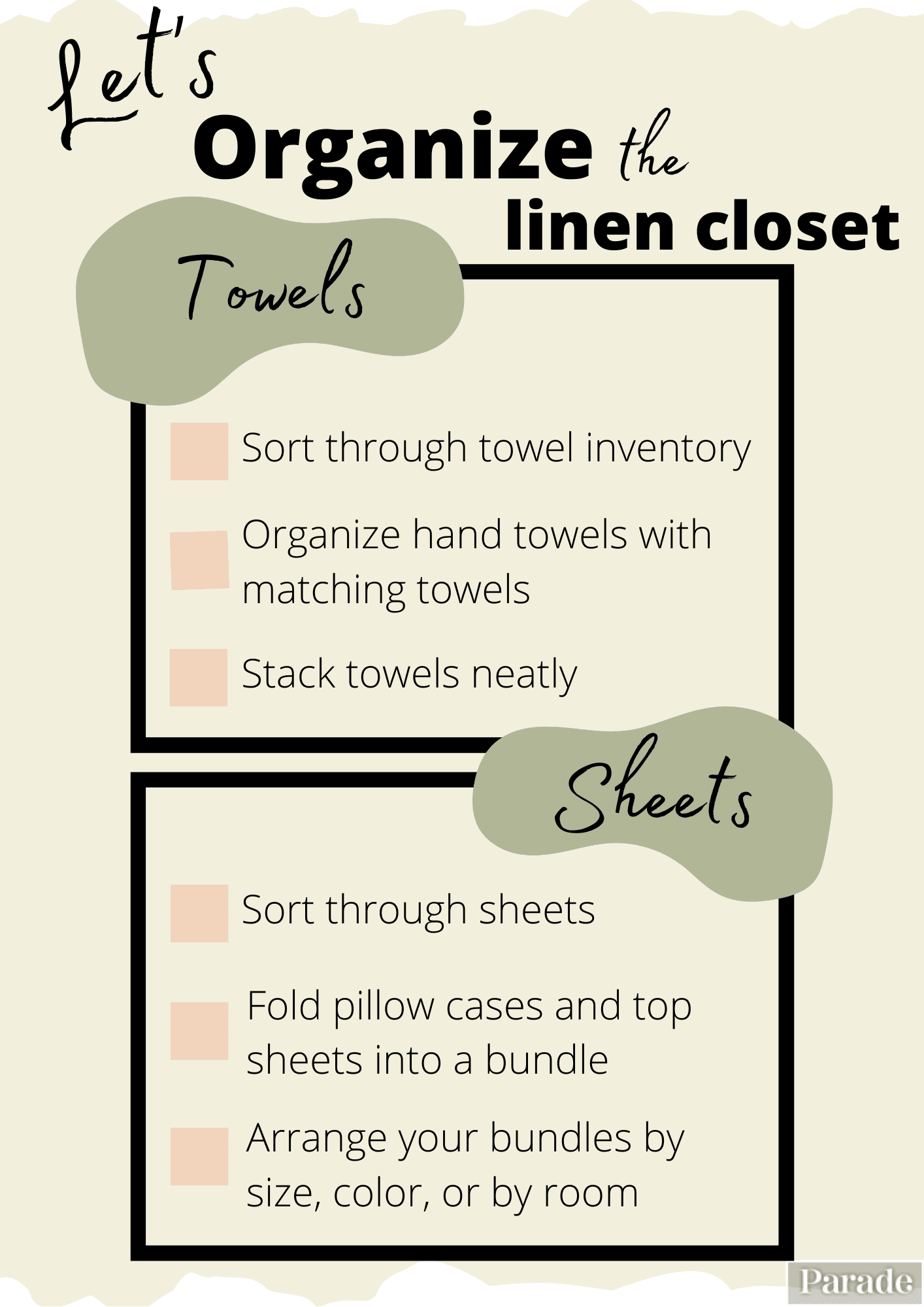 10 Printable Closet Cleaning Guides — Closet Cleaning Tips - Parade ...