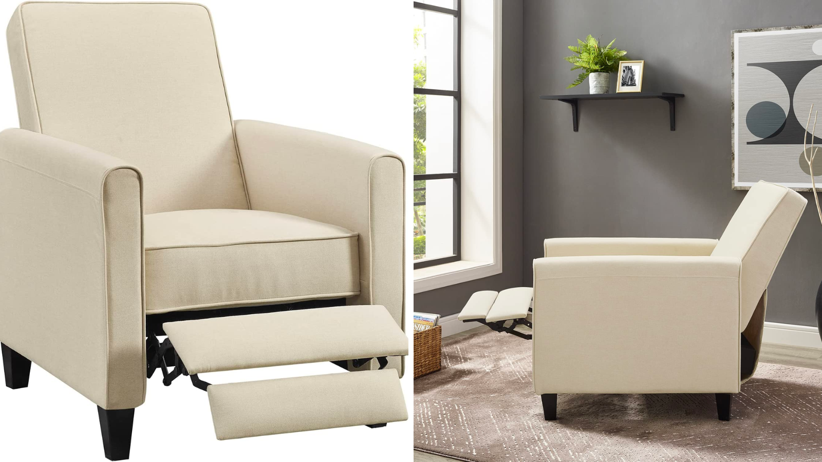 This Modern, Neutral Recliner Accent Chair Is $170 on Amazon - Parade ...