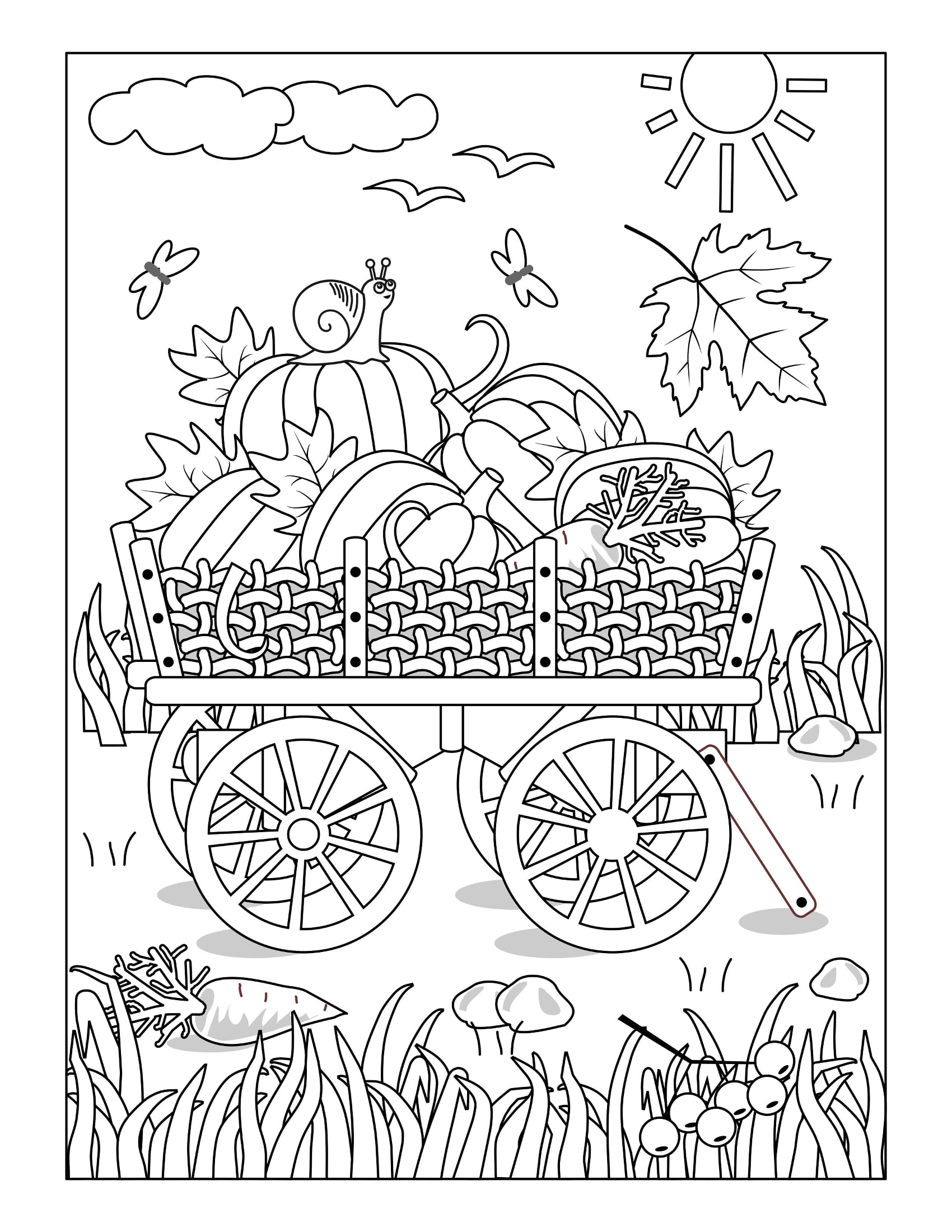 30+ Free Thanksgiving Coloring Pages for Kids and Adults - Parade Home ...