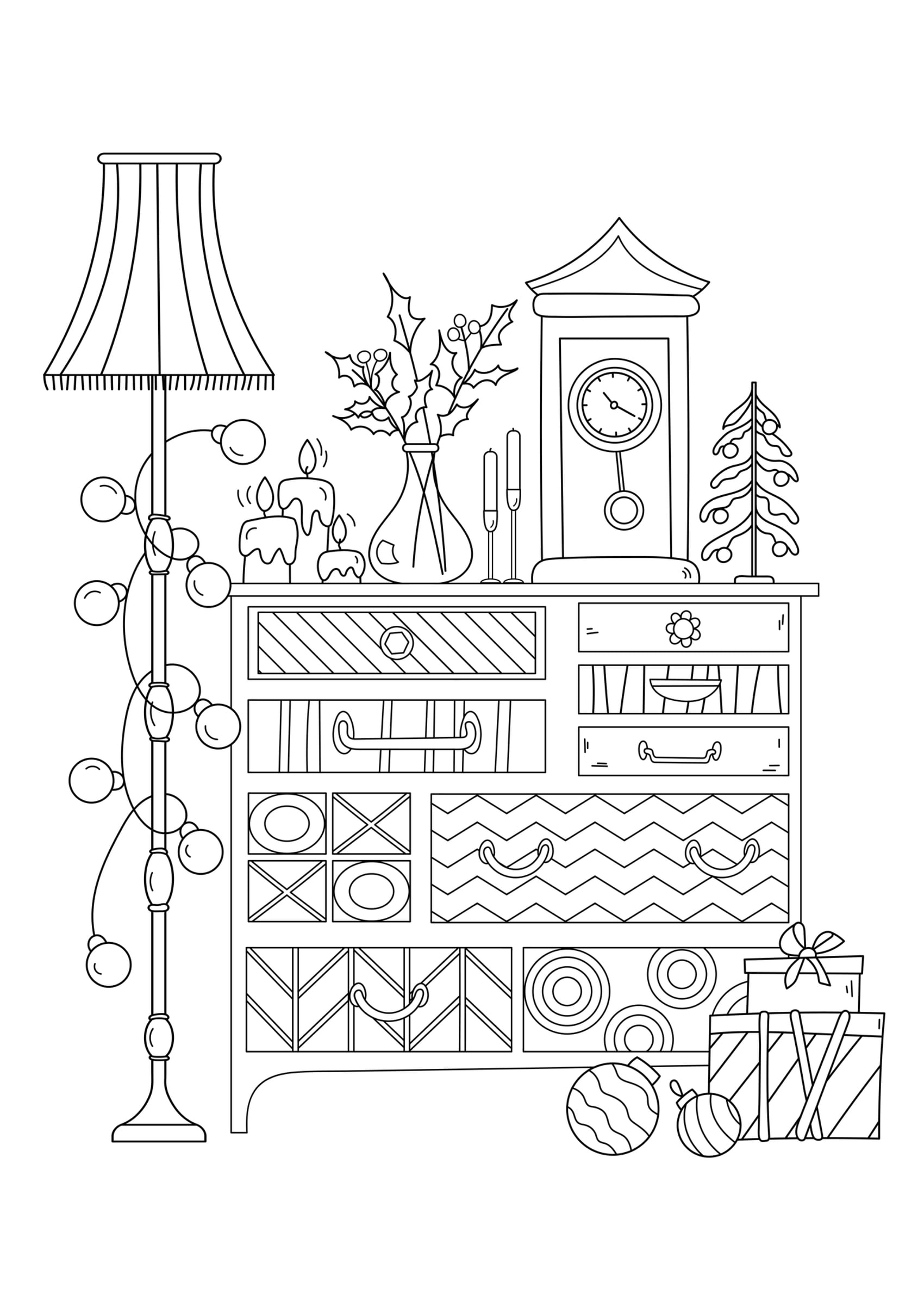 30 Christmas Coloring Pages - Parade Home & Garden
