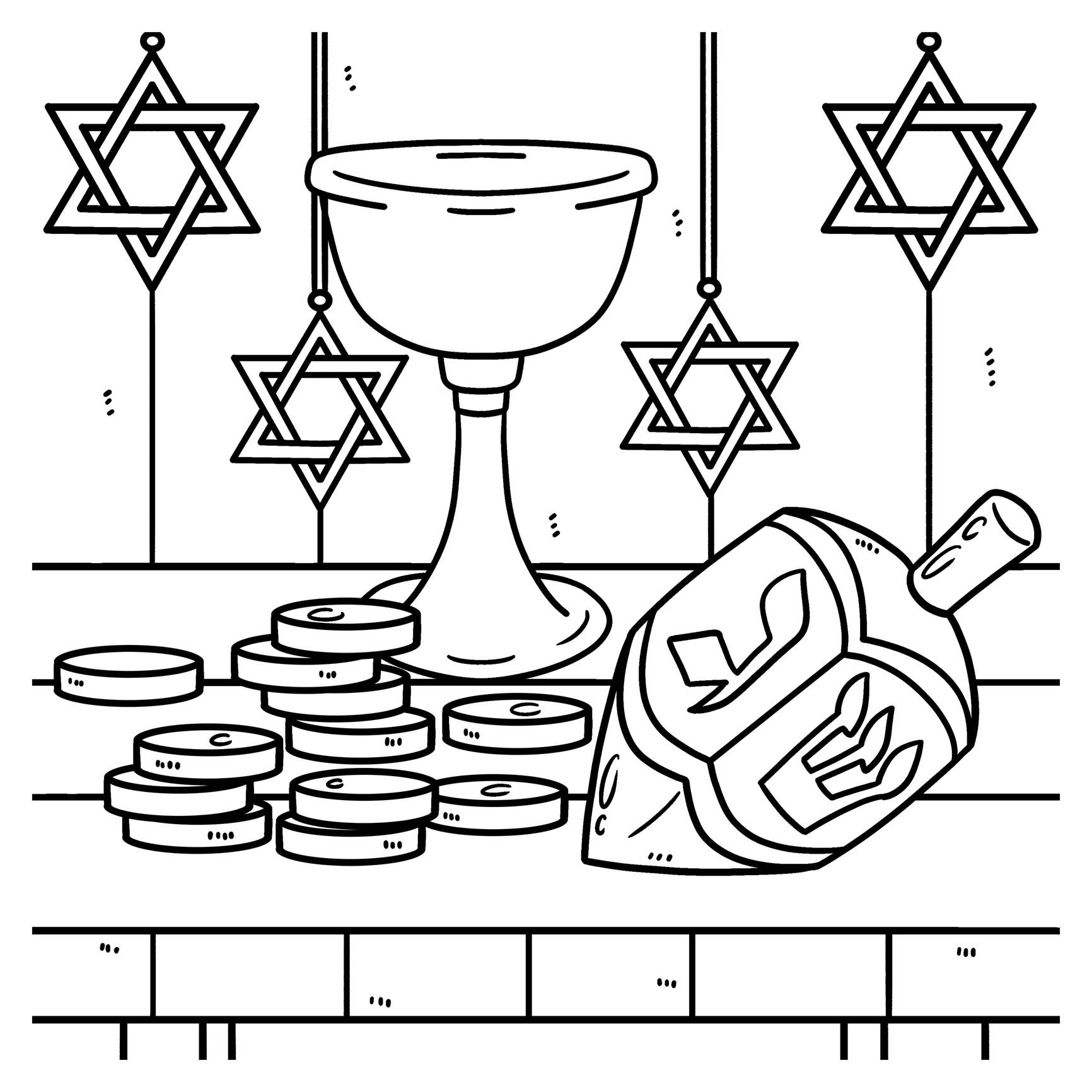30 Free Hanukkah Coloring Pages for the Whole Family - Parade Home & Garden