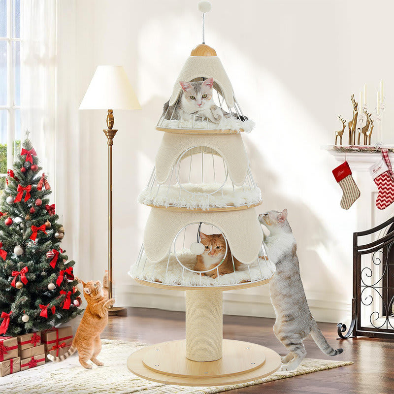 Christmas With the Cats? Skip The Tree and Do This Instead