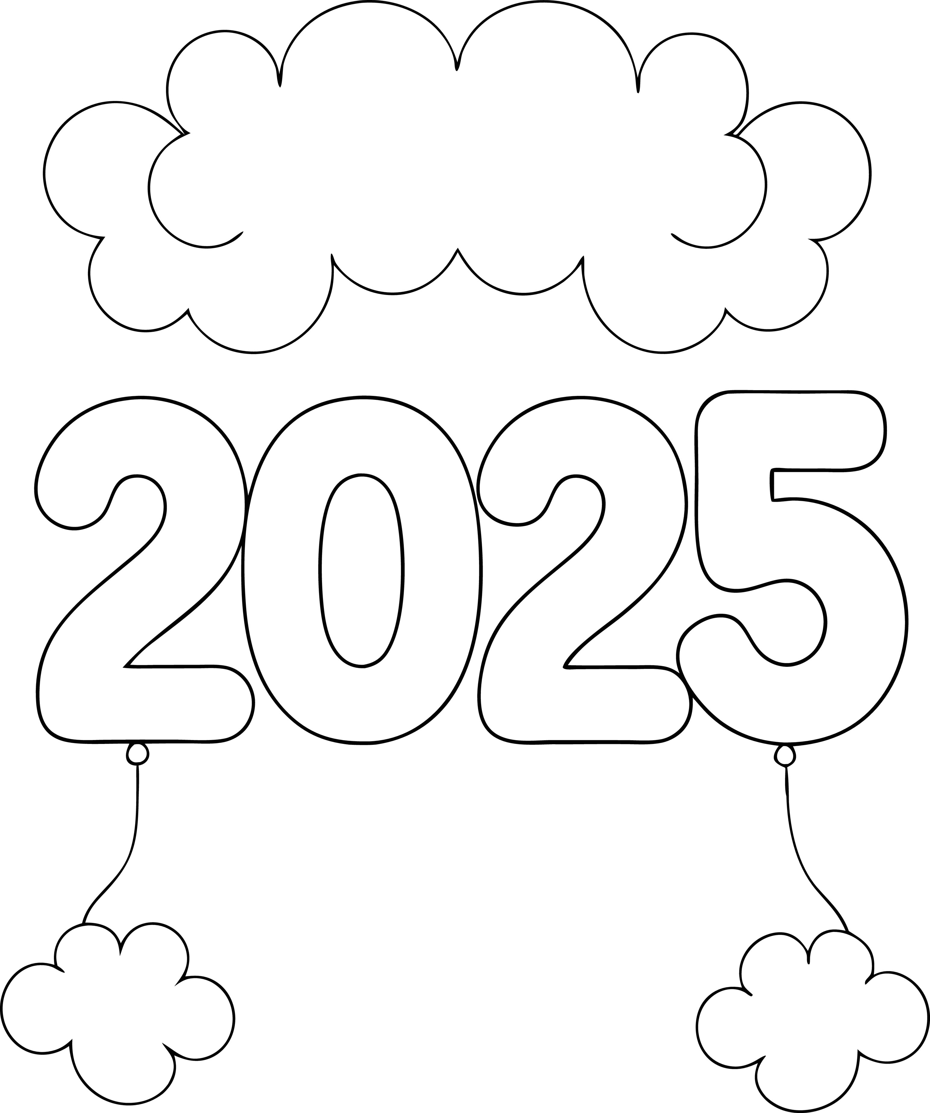 25 New Year's Coloring Pages for 2025 - Parade Home & Garden