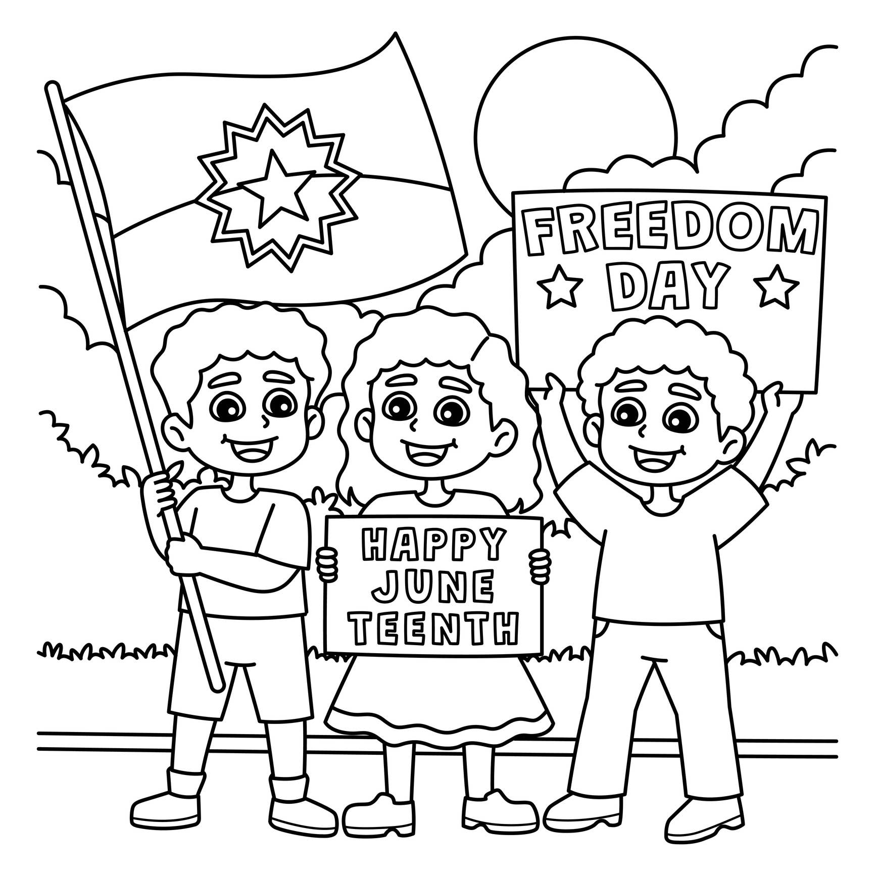 19 Juneteenth Coloring Pages - Parade Home & Garden