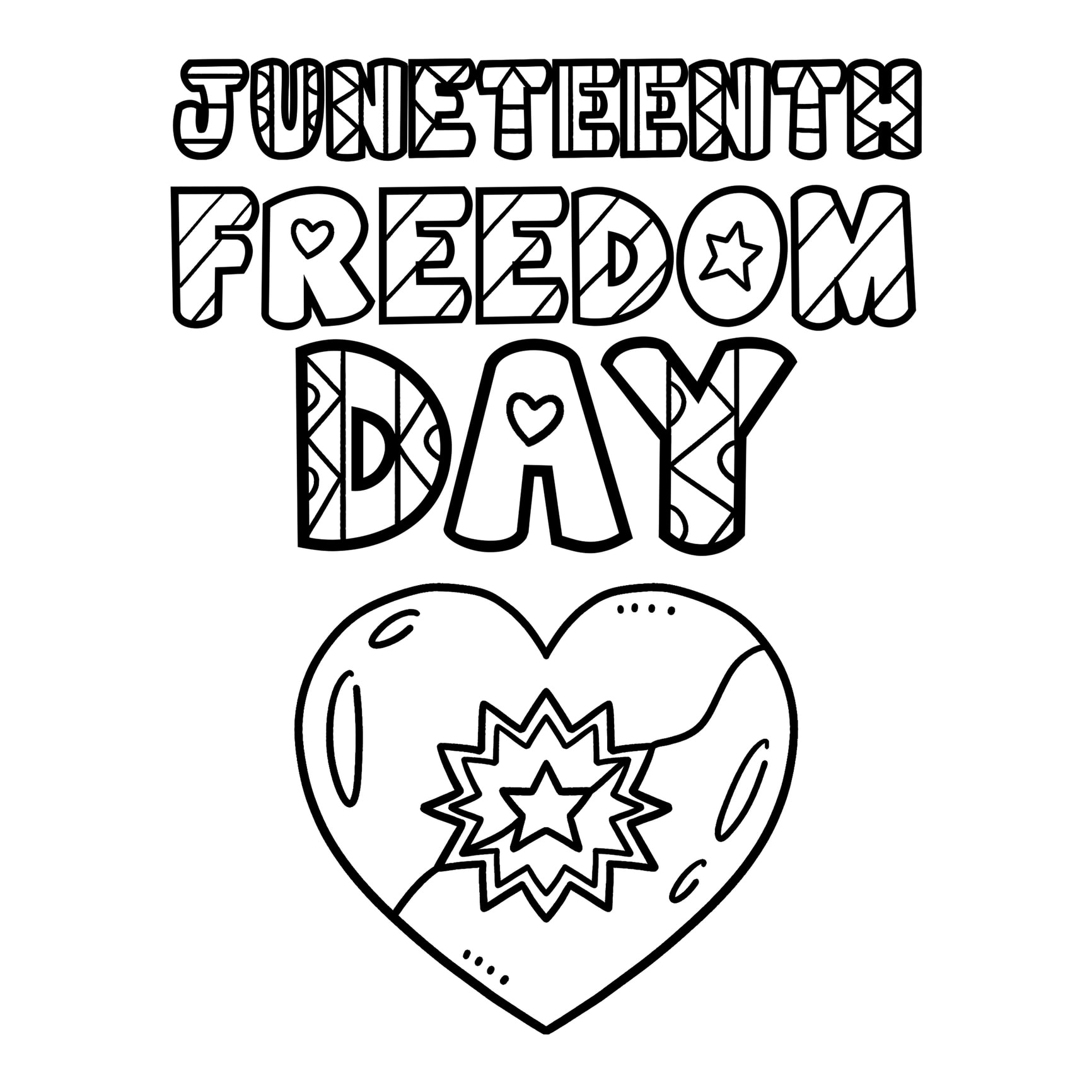 19 Juneteenth Coloring Pages - Parade Home & Garden