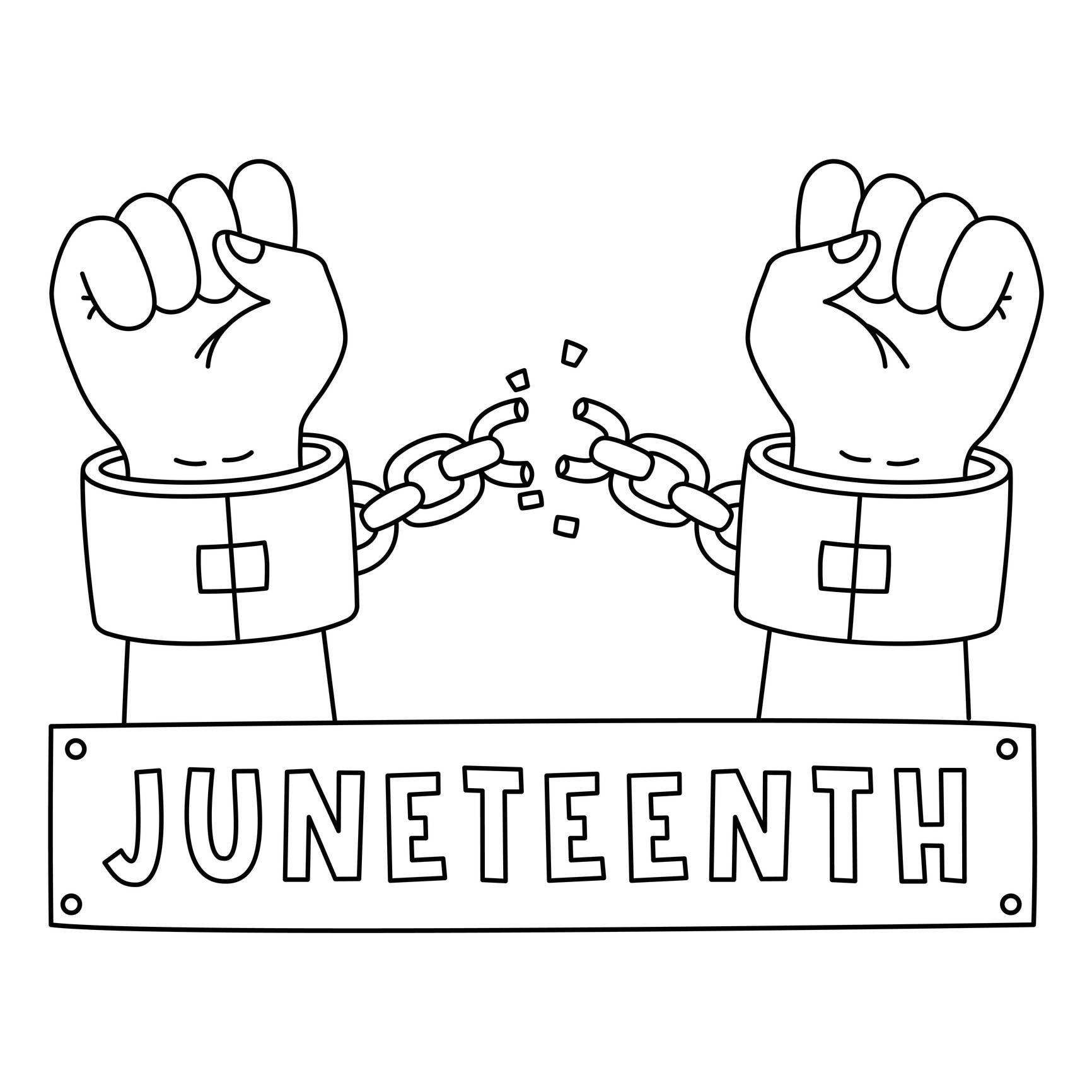 19 Juneteenth Coloring Pages - Parade Home & Garden