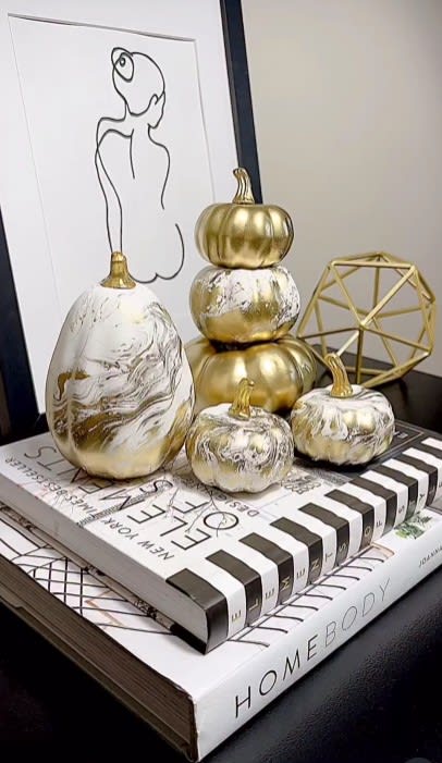 Woman Uses Spray Paint and Water to Create the Coolest Looking Fall ...