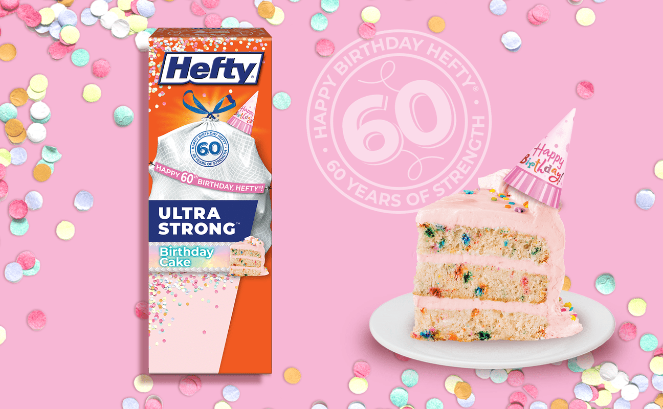 Hefty Is Selling Birthday Cake-Scented Tash Bags For $0.60 - Parade Home & Garden