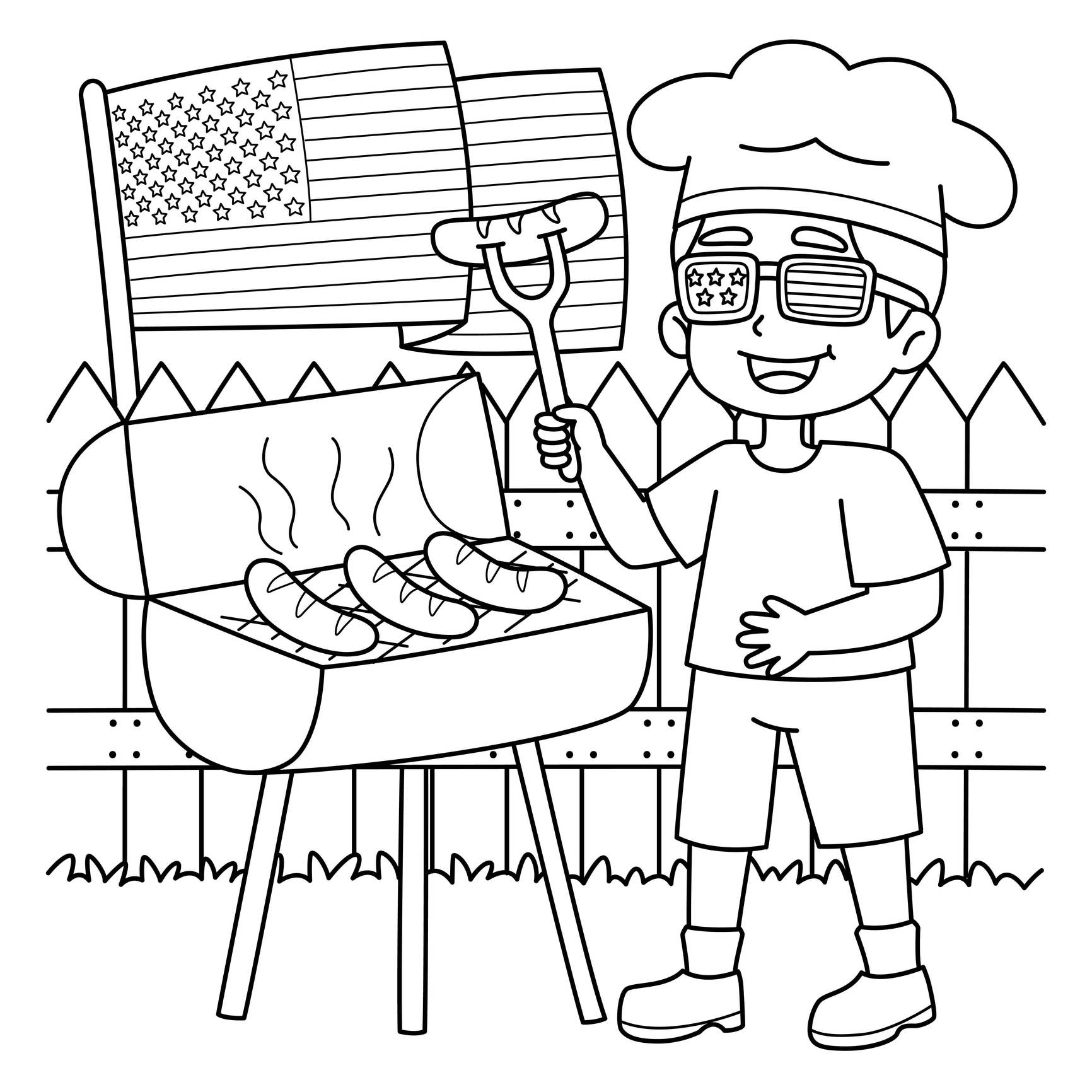 20 Fourth of July Coloring Pages - Parade Home & Garden
