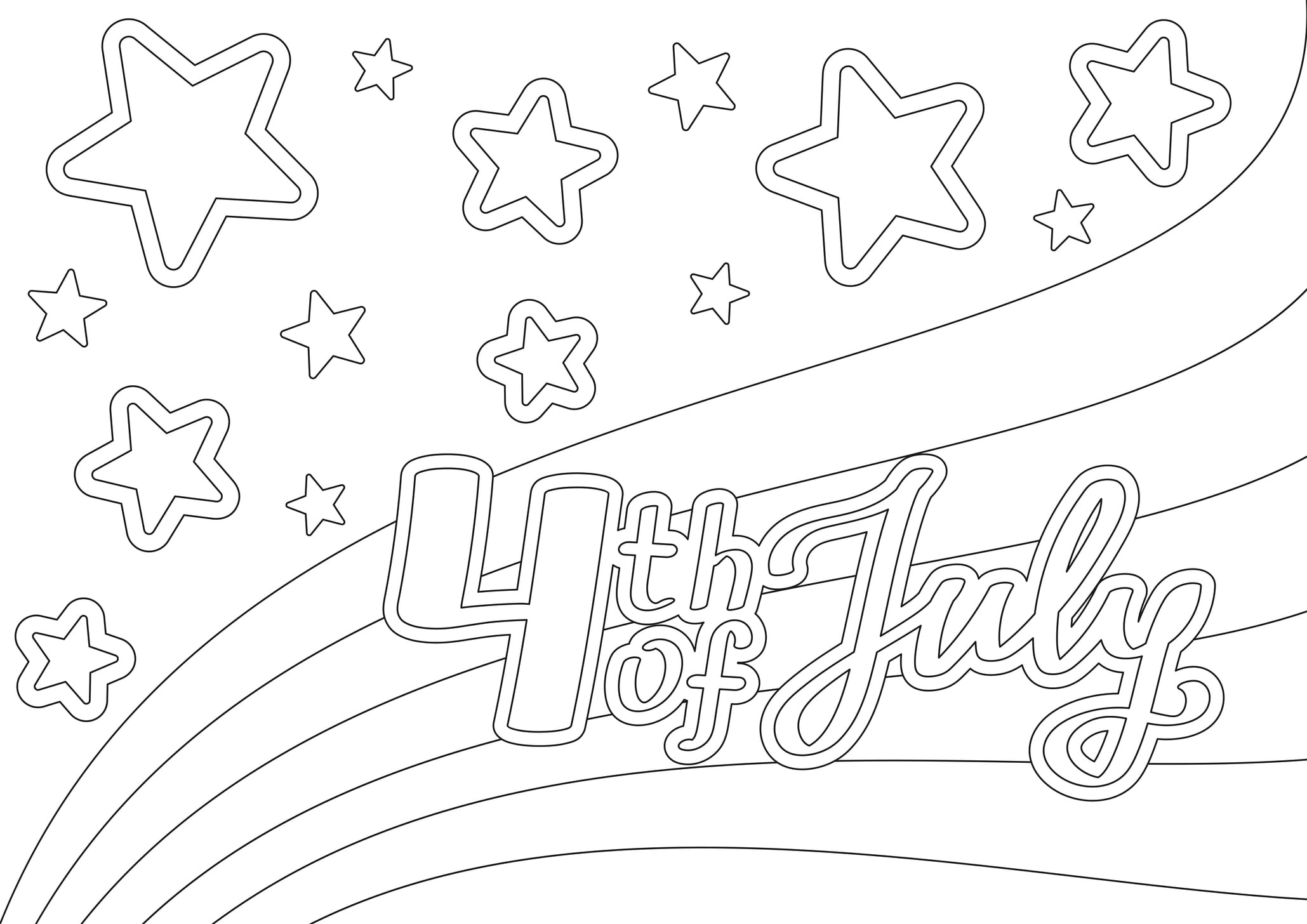 20 Fourth of July Coloring Pages - Parade Home & Garden