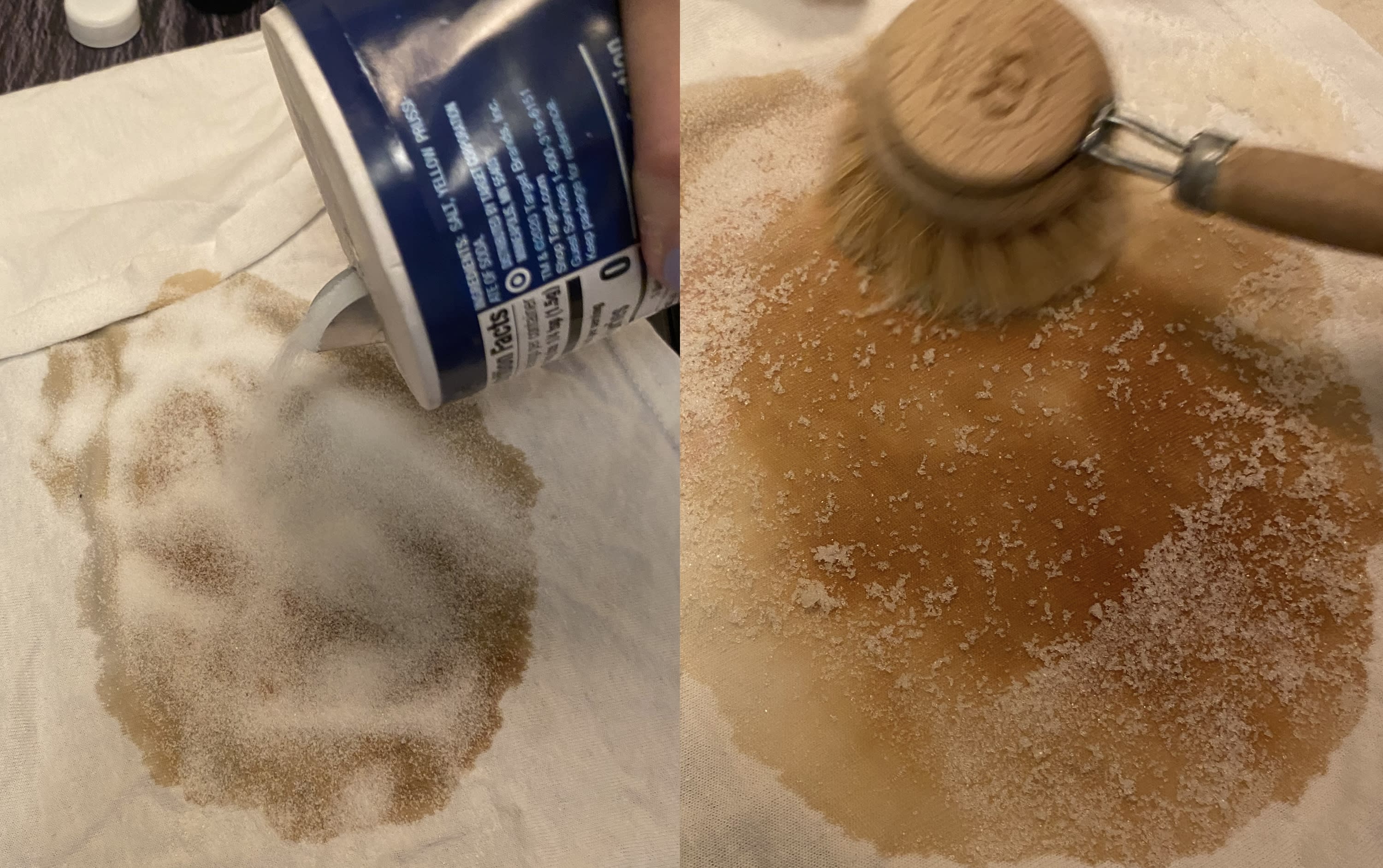 I Tried Larry David's "Club Soda and Salt" Trick to Remove Stains ...