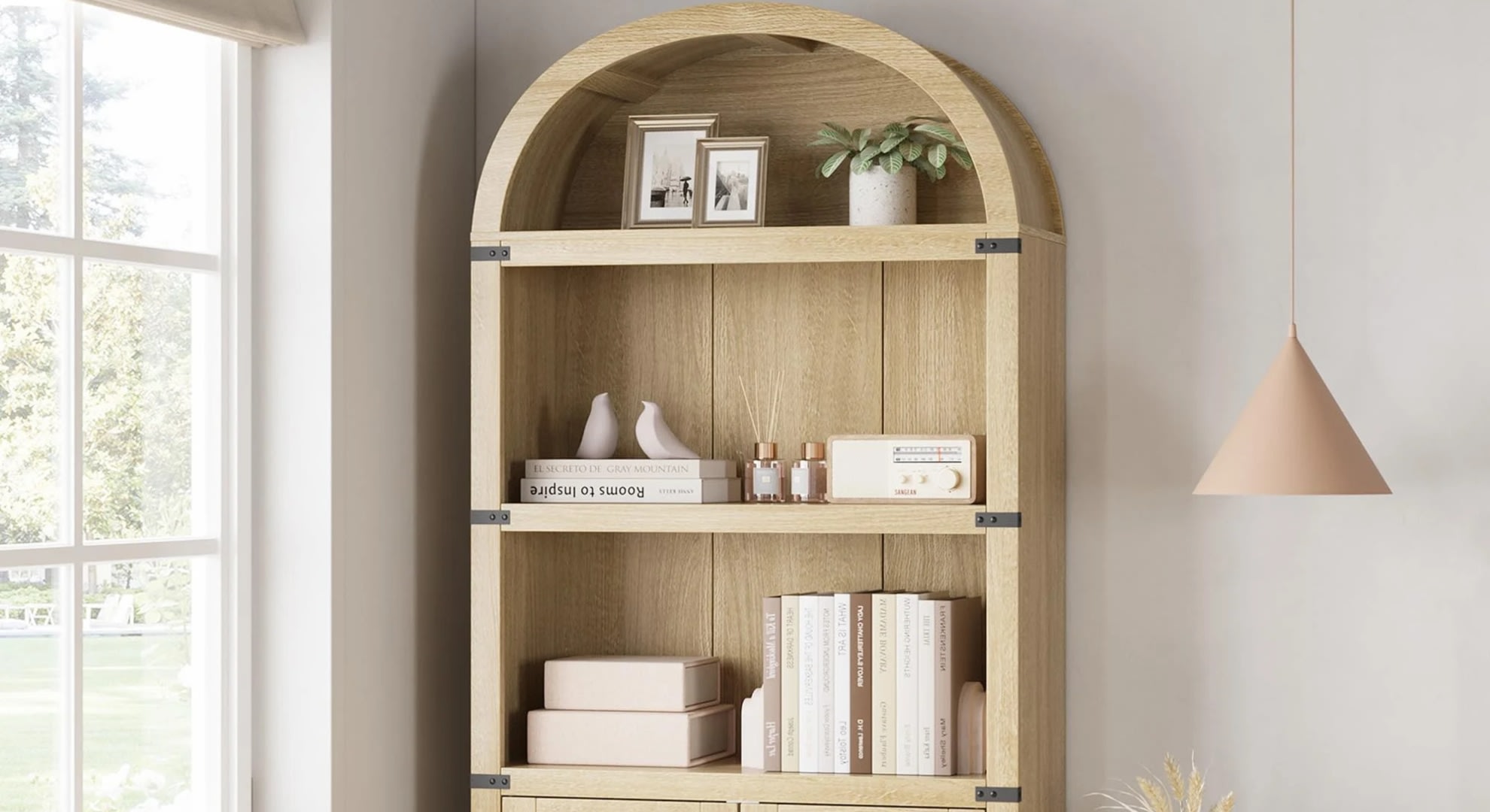 Cheap Arched Bookshelf at Walmart - Parade Home & Garden