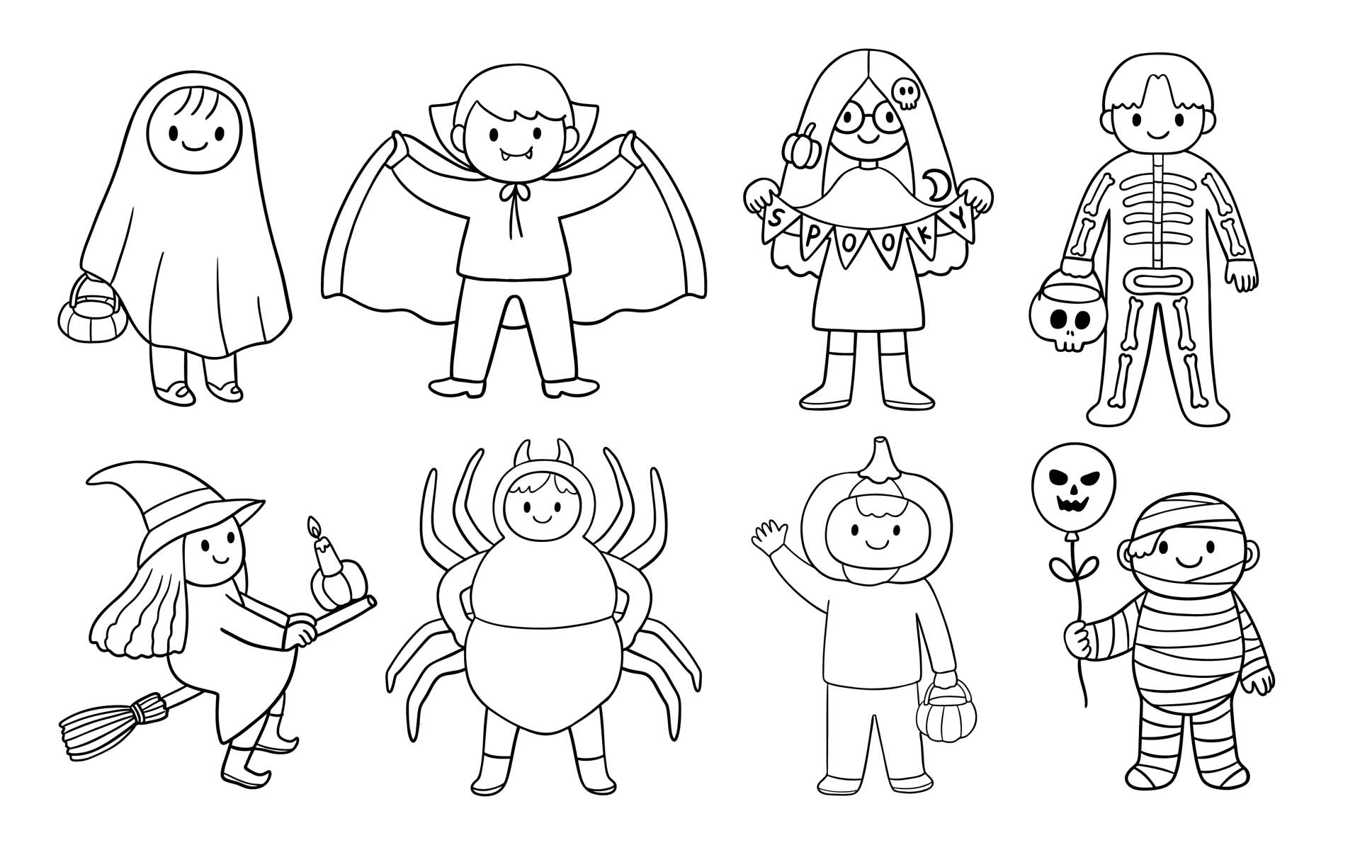 25 Halloween Coloring Pages - Parade Home & Garden